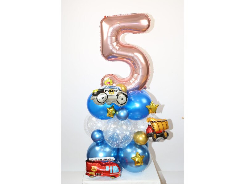 DIY Large 5ft Blue Honk Beep Vroom Birthday Balloon Sculpture ...