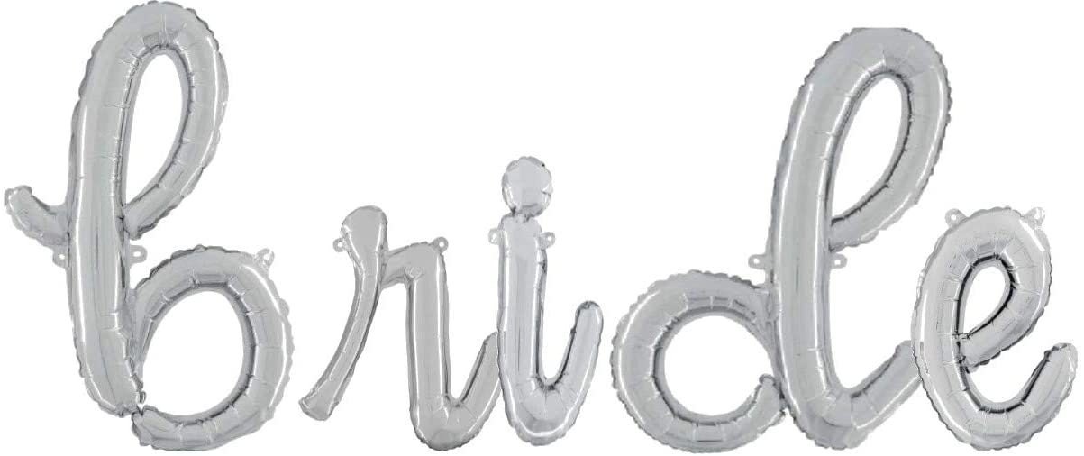 Bride to Be Cursive Letter Balloons Bride Banner Script - Etsy Singapore