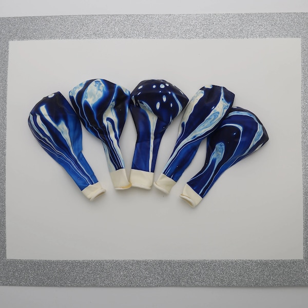 Marble Balloons - Etsy