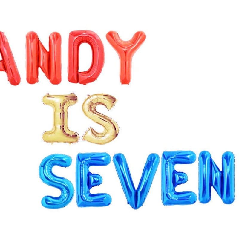 Happy 7th Birthday Balloons - Etsy