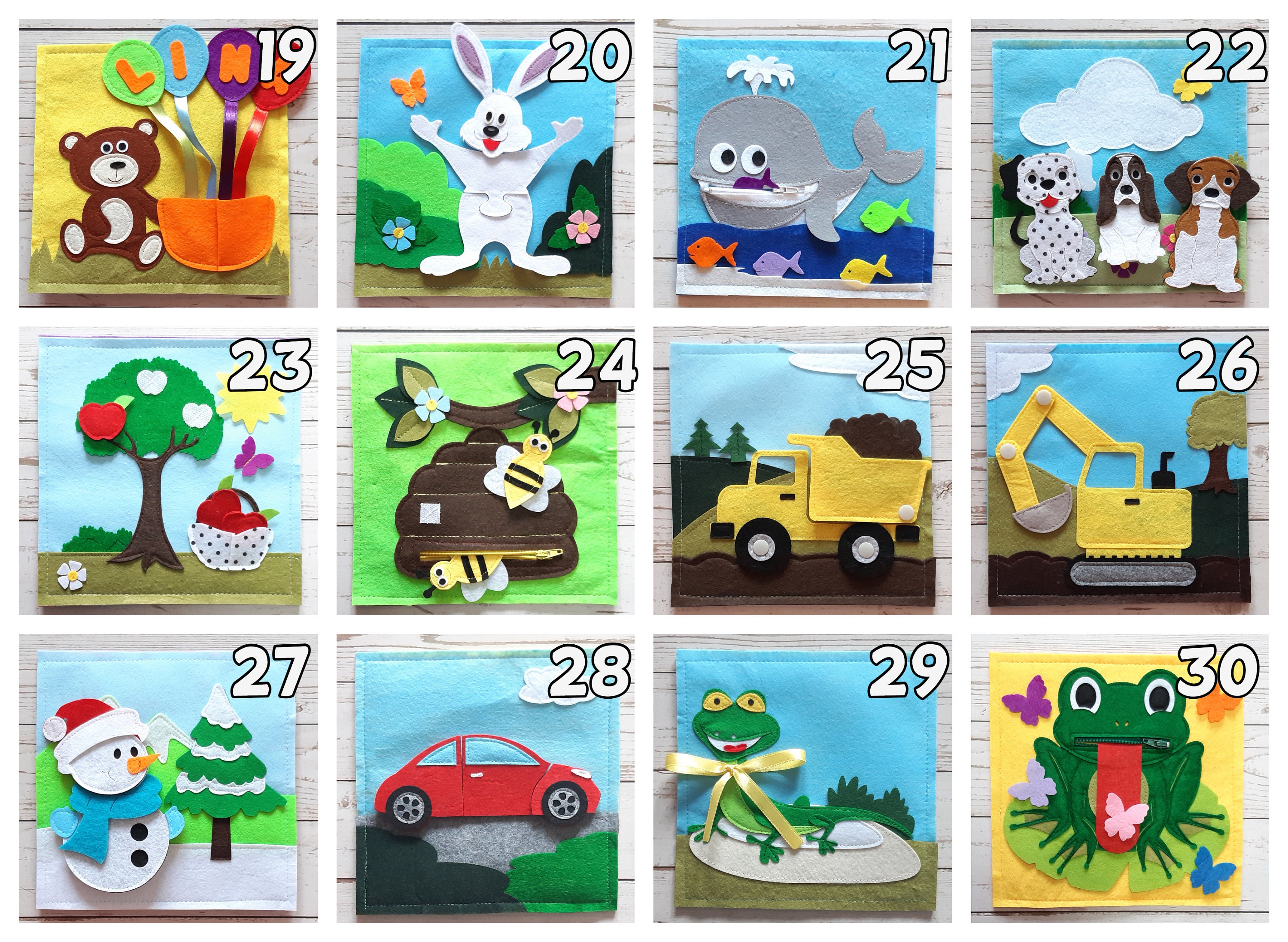 Quiet Book Busy Book Activity Book First Book - Etsy