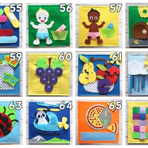Custom Quiet Book Toddler Busy Book Activity Book First Book ...