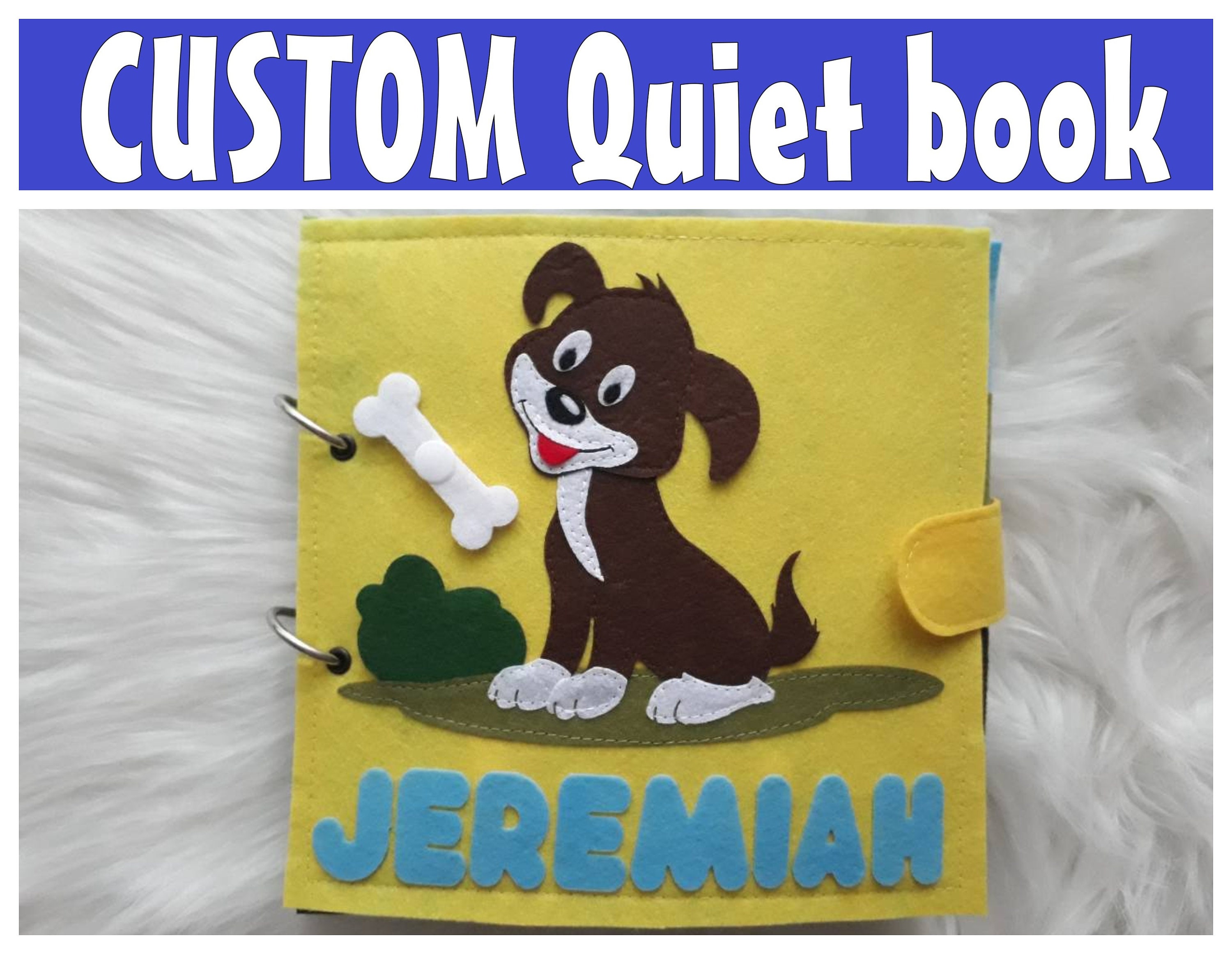 Quiet Book Busy Book Activity Book First Book | Etsy