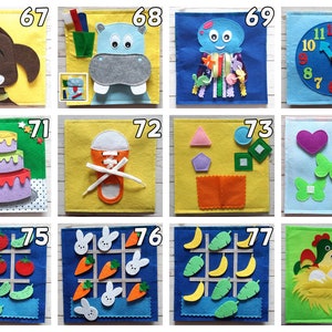 Custom Quiet Book Toddler Busy Book Activity Book First Book ...
