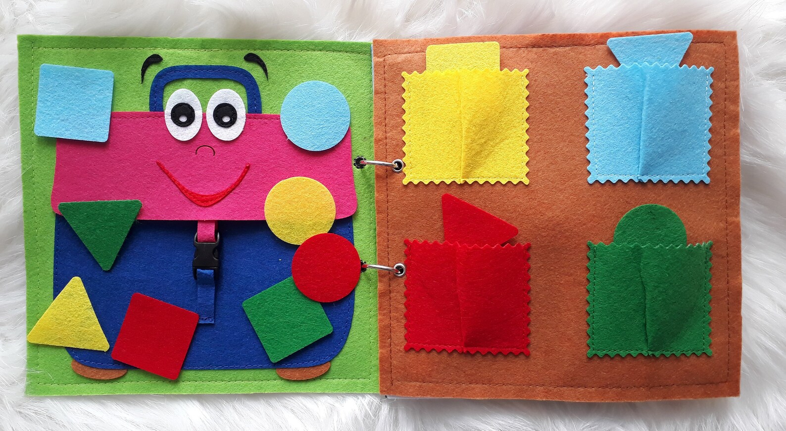 Busy Book Personalized Quiet Book Toddler Busy Book Felt - Etsy New Zealand