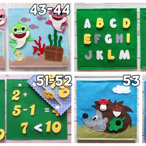 Custom Quiet Book Toddler Busy Book Activity Book First Book ...