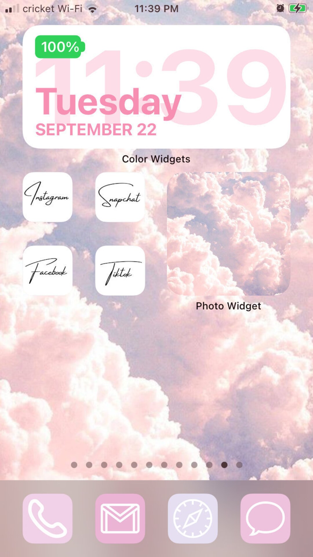 Black Script Font | 4 Ios 14 App Icons | Ios14 Social Media Icons for ...