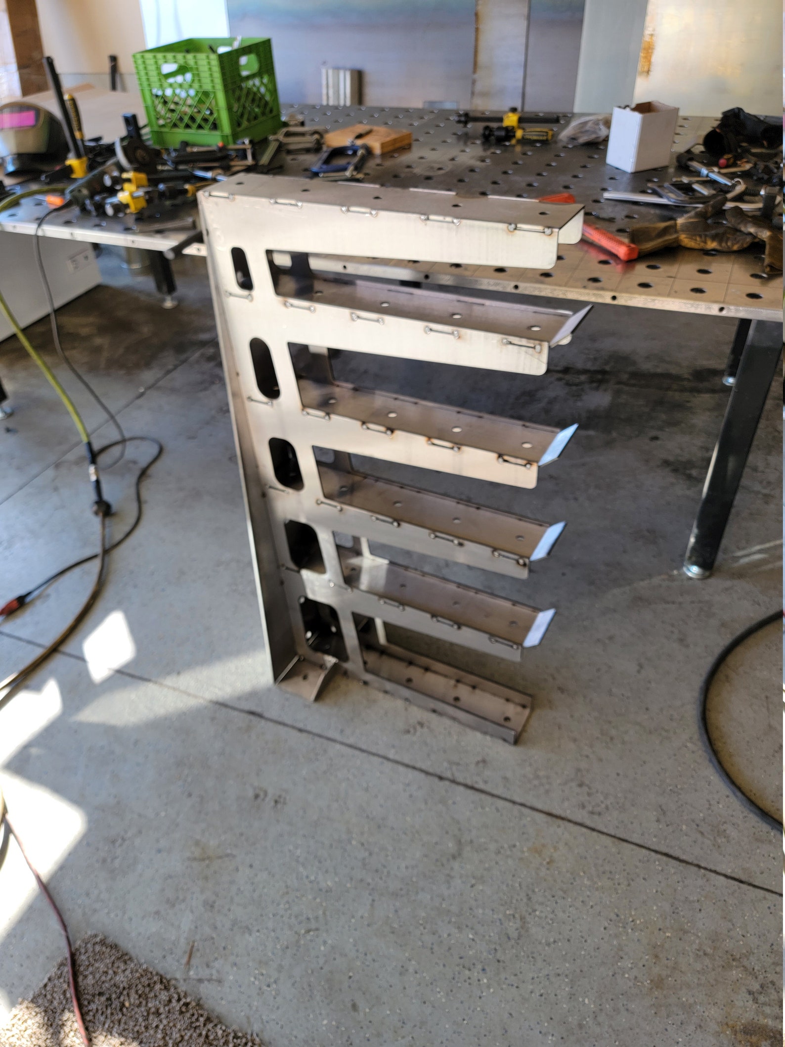 Steel Storage Rack DXF File - Etsy