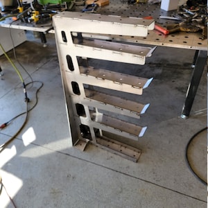 Steel Storage Rack DXF File - Etsy