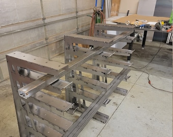 Steel Storage Rack DXF File - Etsy