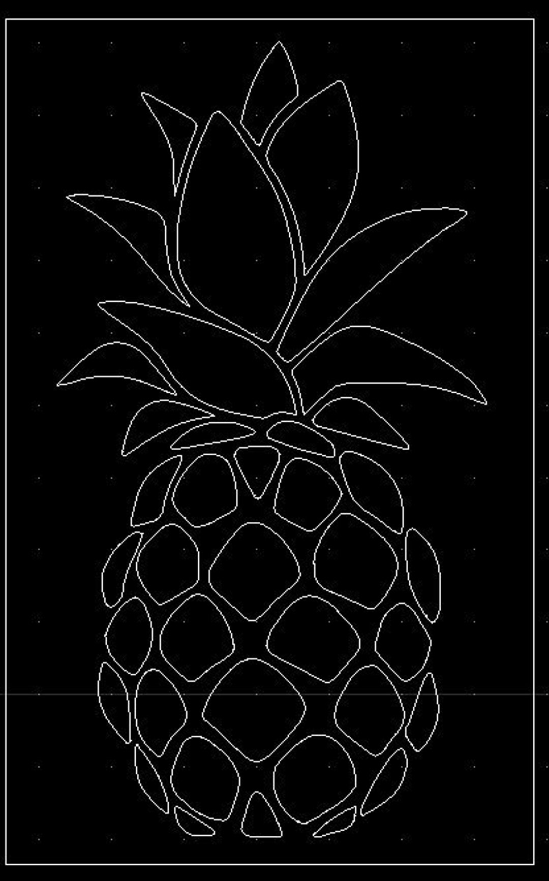 Pine Apple DXF - Etsy