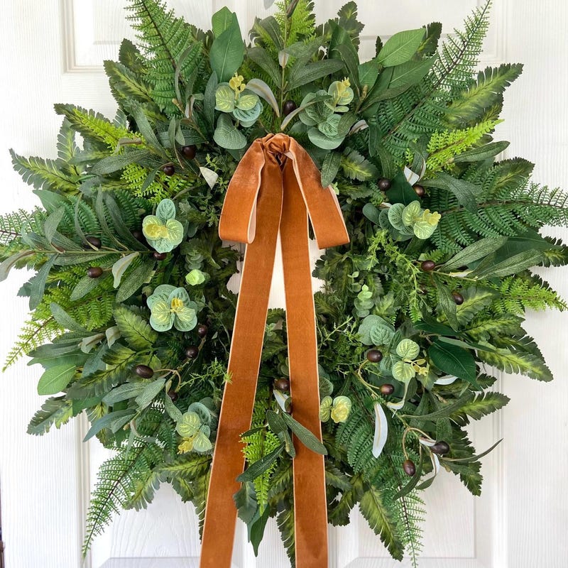 Large Wreath Olive - Etsy