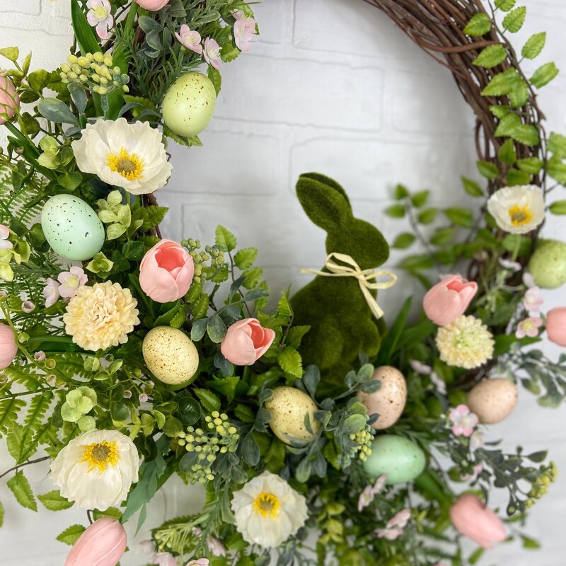 Easter Bunny Wreath - Etsy