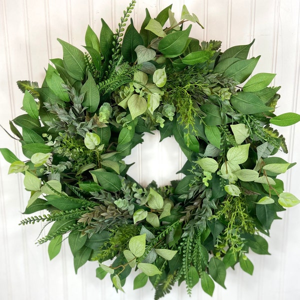 Green Wreath - Etsy