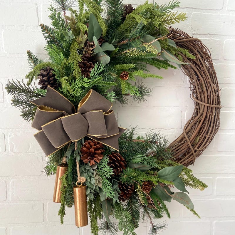 Nordic Wreath for Front Door - Etsy
