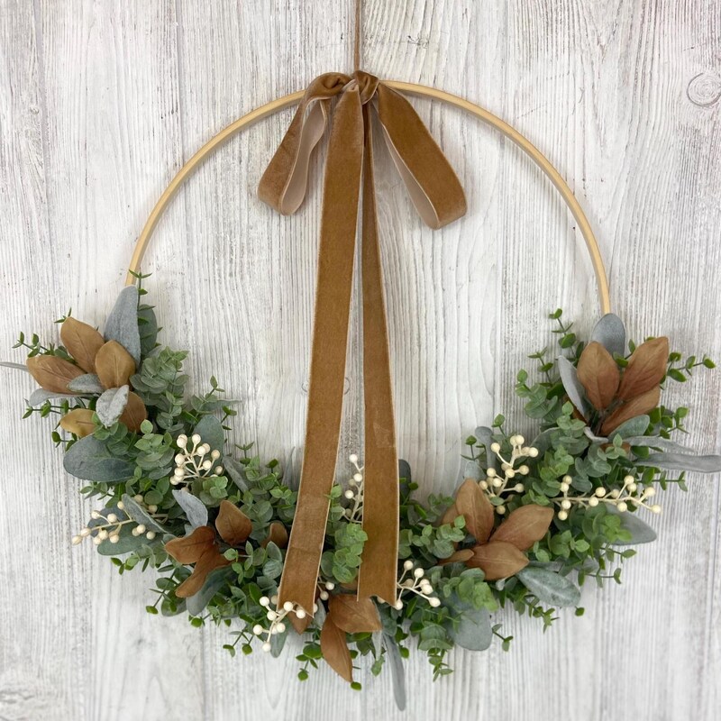 Minimalist Wreath - Etsy