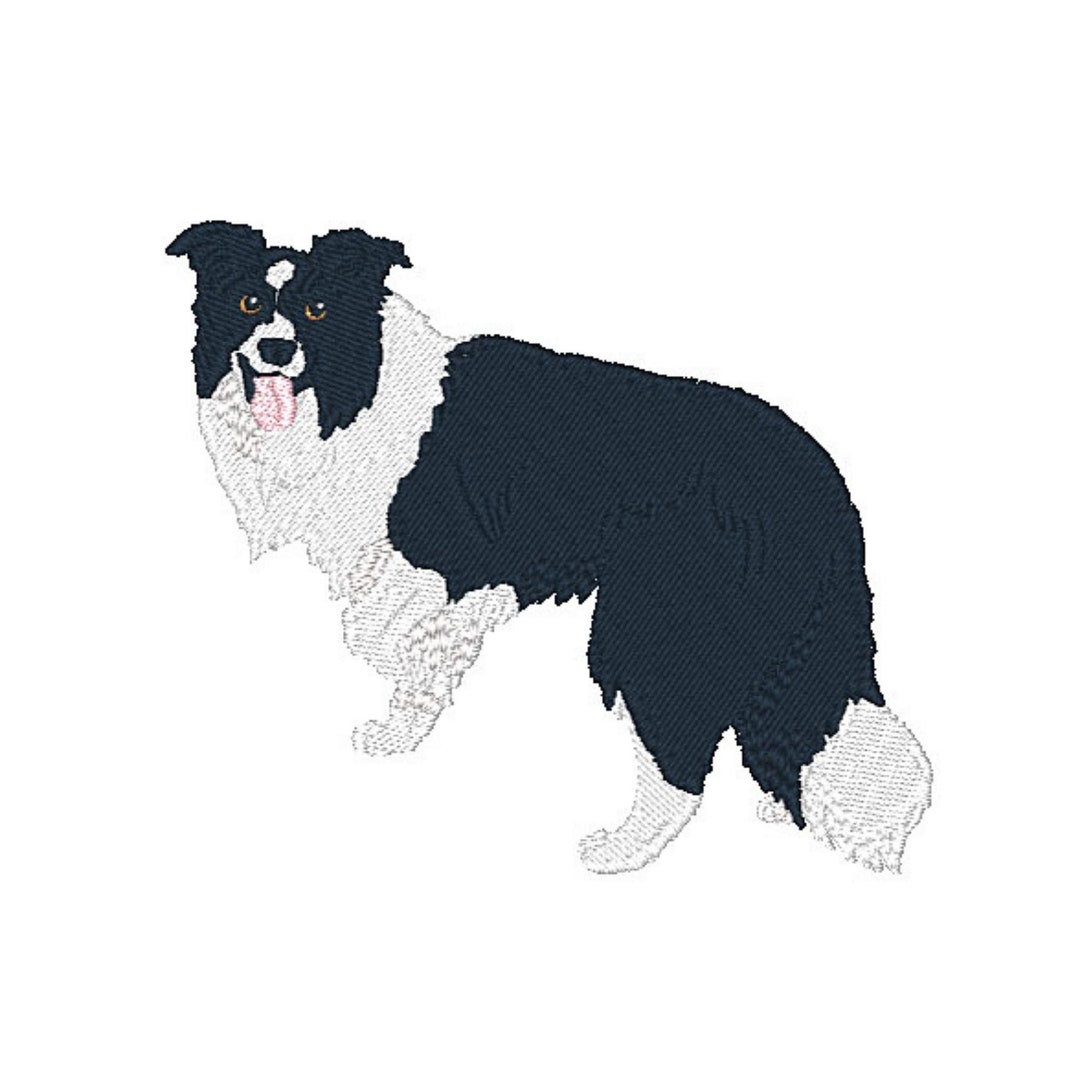 DESIGN SET: Hus-realistic Border Collie, Set of 10 Collie Dog ...