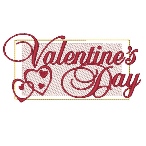 Valentines Day Embroidery Designs Machine Embroidery - Etsy