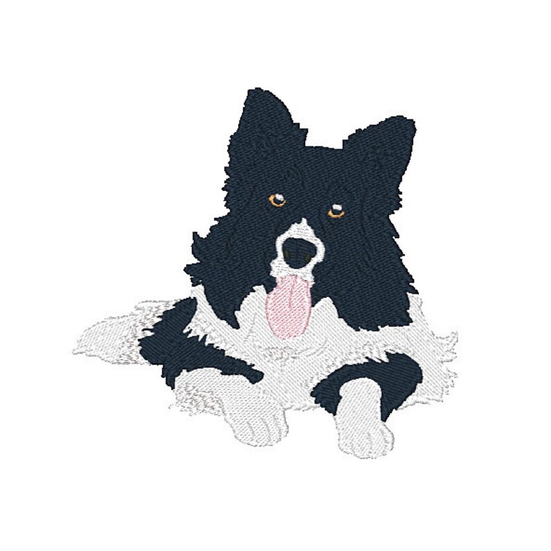 DST-Border Collie realista, diseños de bordado de perros Collie - Etsy ...