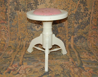 Antique Piano Stool - Etsy