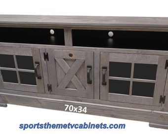 Rustic tv stand | Etsy