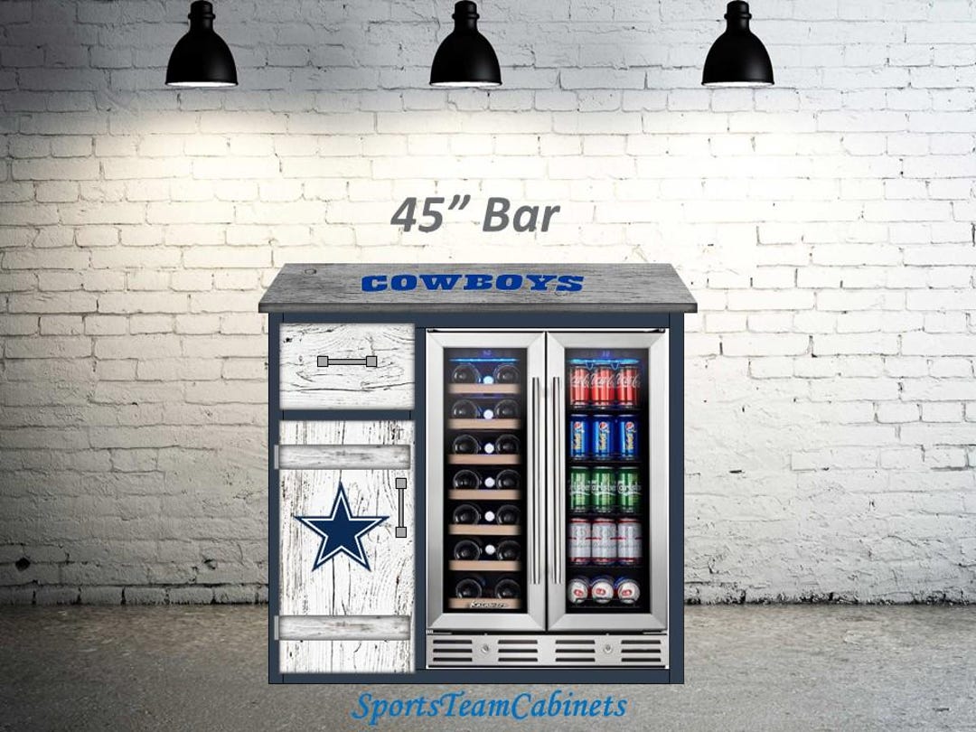 DALLAS COWBOYS Liquor Bar Cabinets With/without FRIDGE 3 Sizes - Etsy
