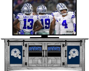 Dallas Cowboys Tv Table - Etsy