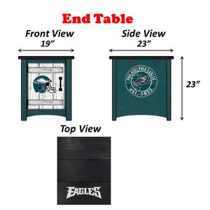 PHILADELPHIA EAGLES Coffee & End Tables - Etsy
