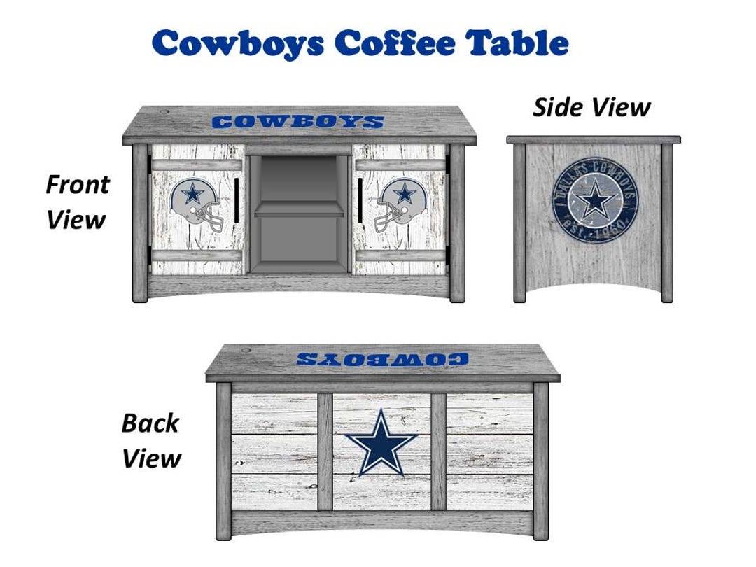 DALLAS COWBOYS Coffee & End Tables - Etsy