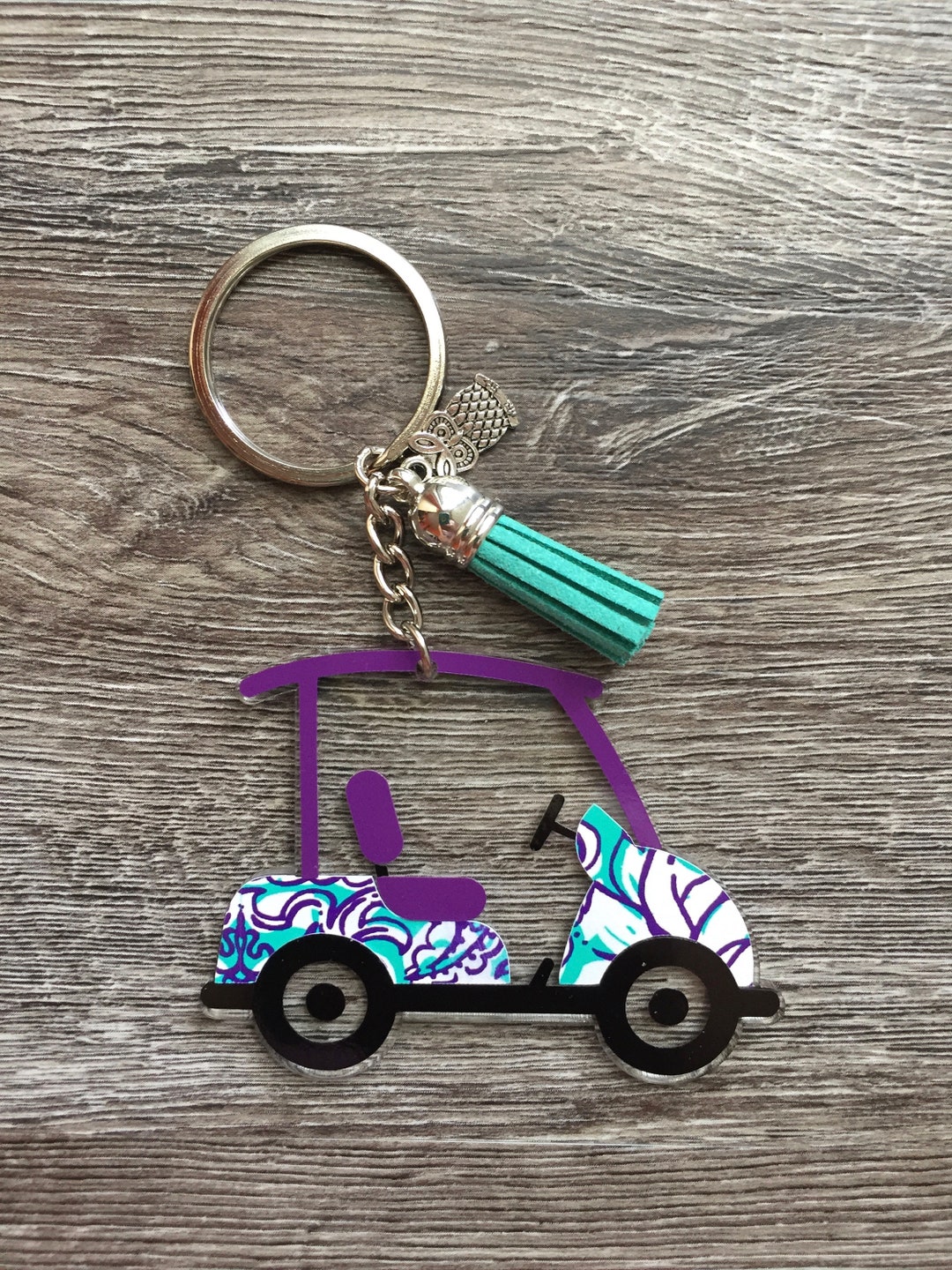 Golf Cart Keychain Golfers Keychain Golfers Gift Gift for - Etsy UK