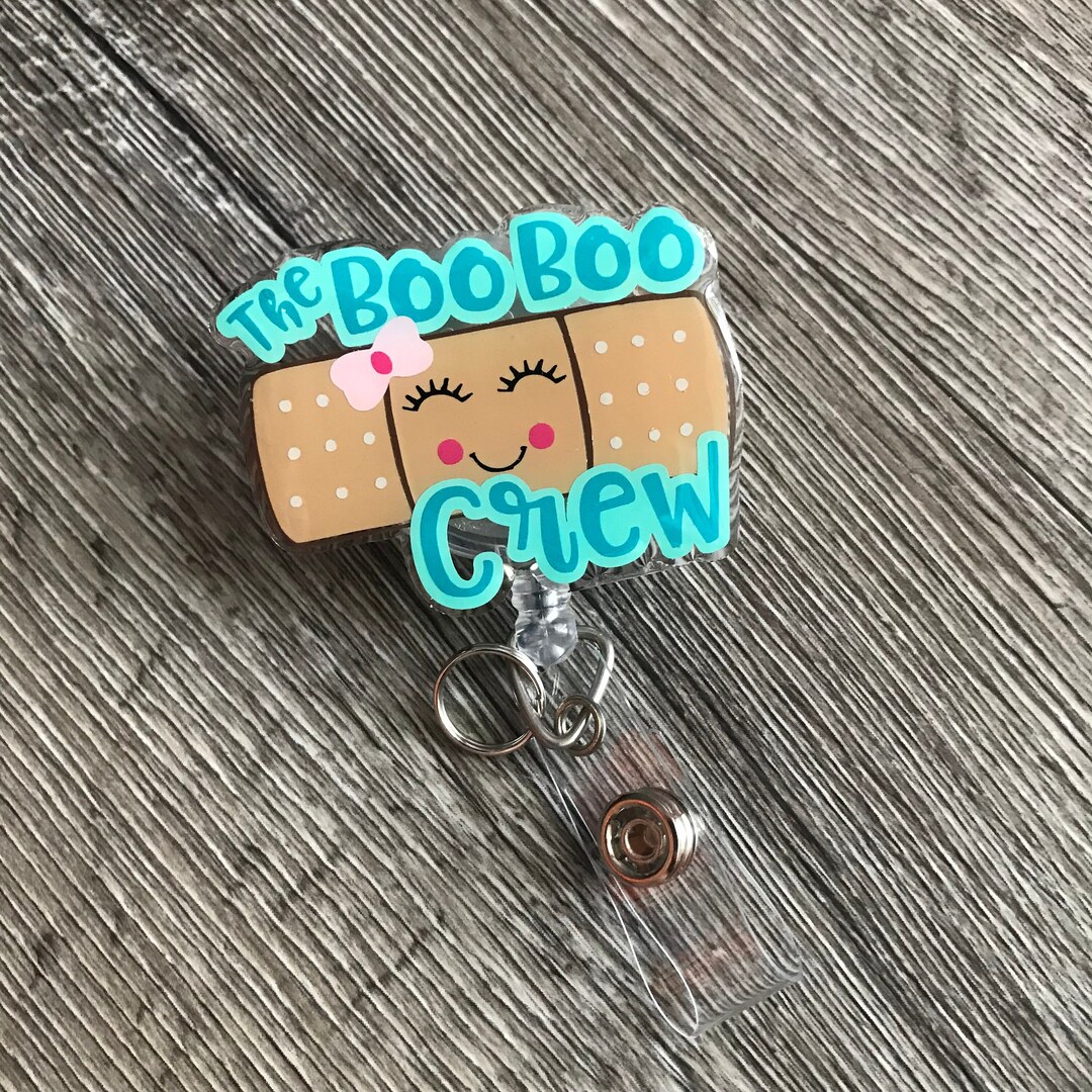 Boo Boo Crew Badge Reel, School Nurse Gift - Etsy