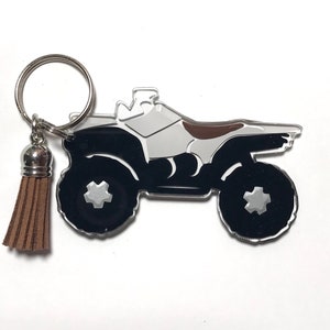 Camo Four Wheeler, Camouflage ATV Keychain, 4 Wheeler Keychain, Wheeler ...