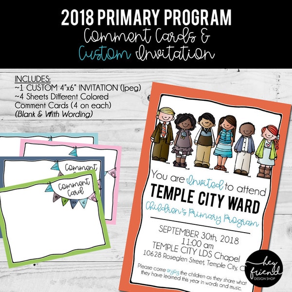 Custom Comment Card - Etsy