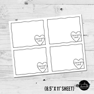 Primary Program Cover & Comment Card {black/white} - Etsy