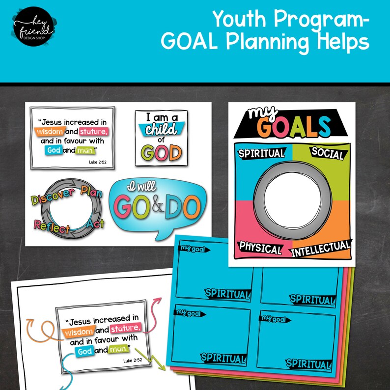Children & Youth Goal Planning Helps - Etsy