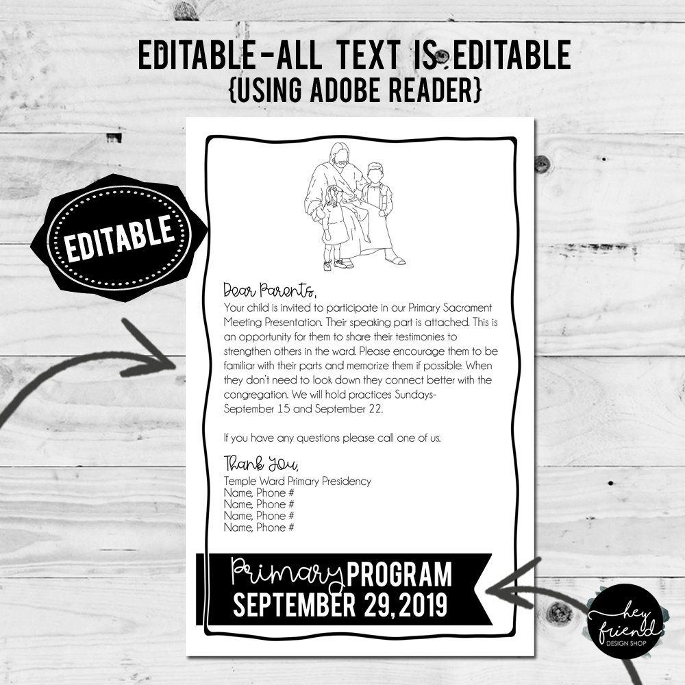 Primary Program Note Home black/white - Etsy