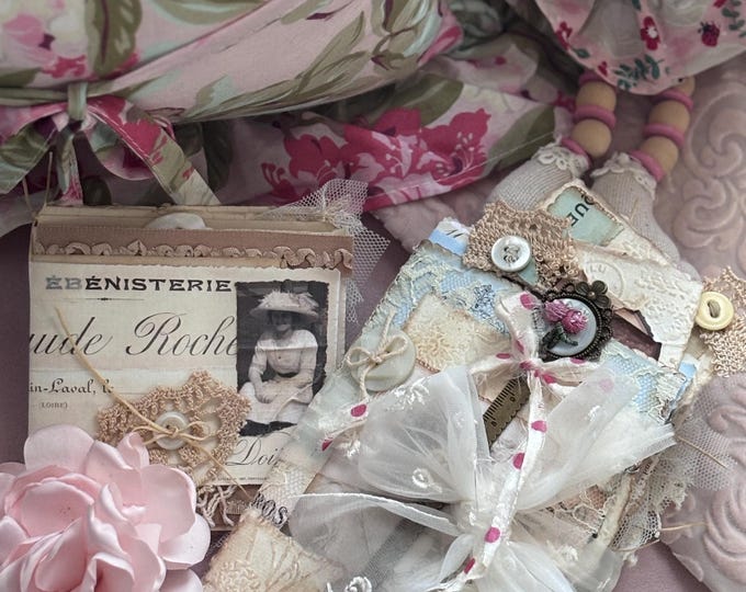 A Ladies Vintage Button Journal - Etsy