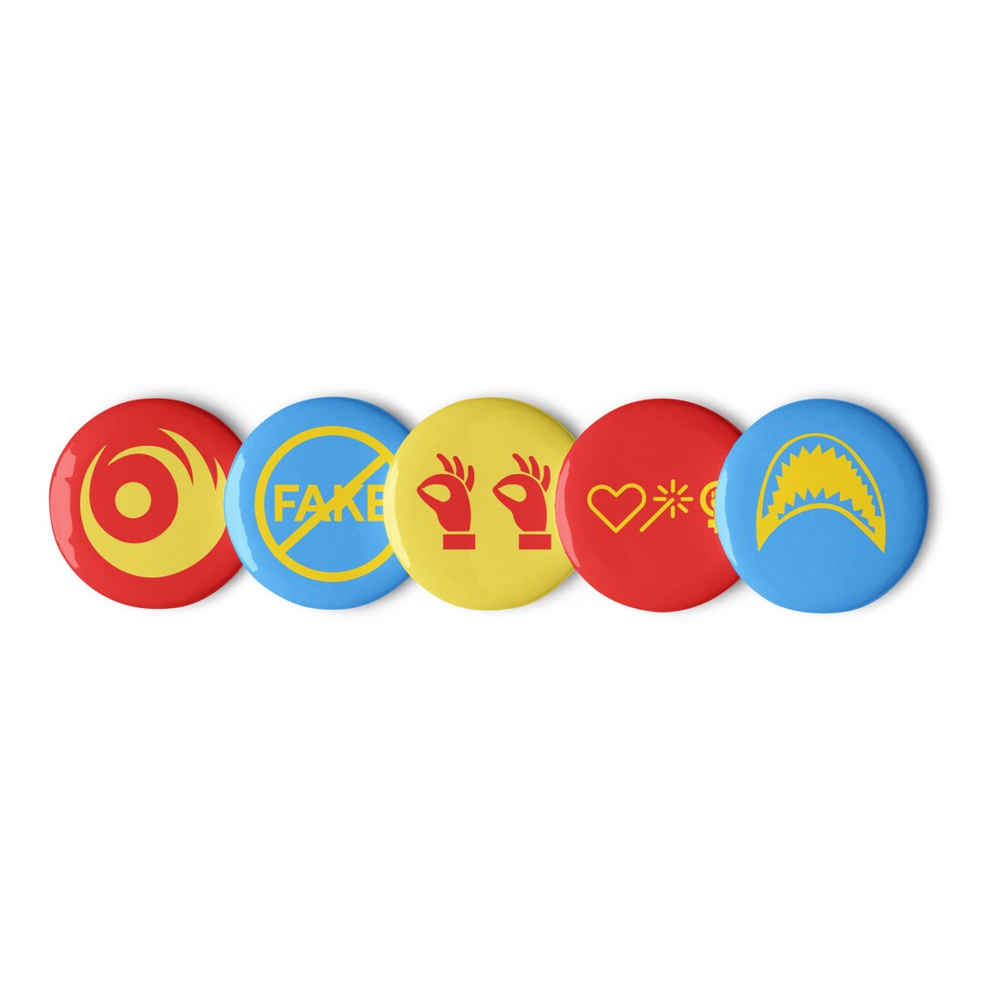 PEP Button Set - Etsy