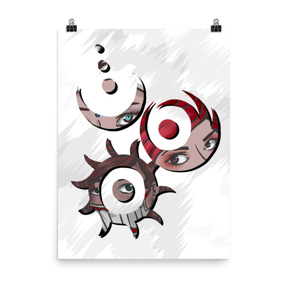 LIGHTS Skin & Earth Character Symbol Poster - Etsy