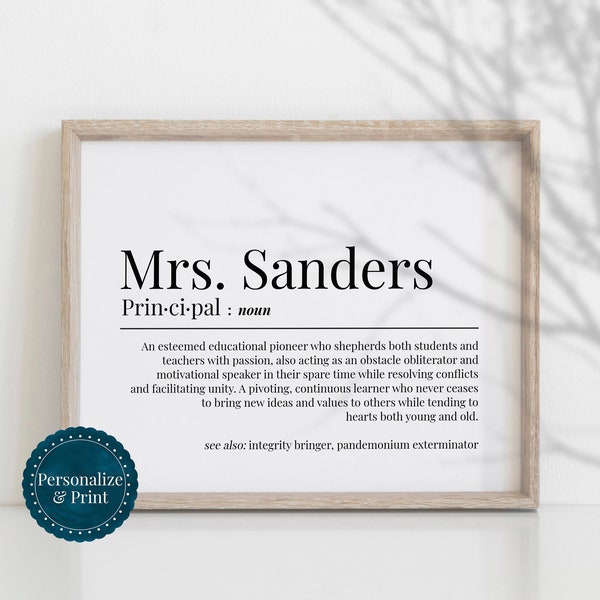 Principal Gift - Etsy