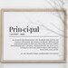 Unique Principal Definition Gift for School Administrator - Etsy