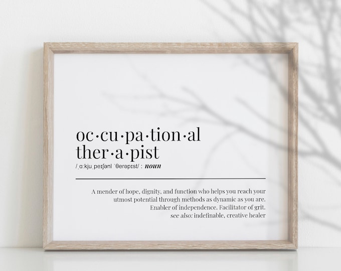 Mender of Hope OT Definition Digital Print Occupational - Etsy