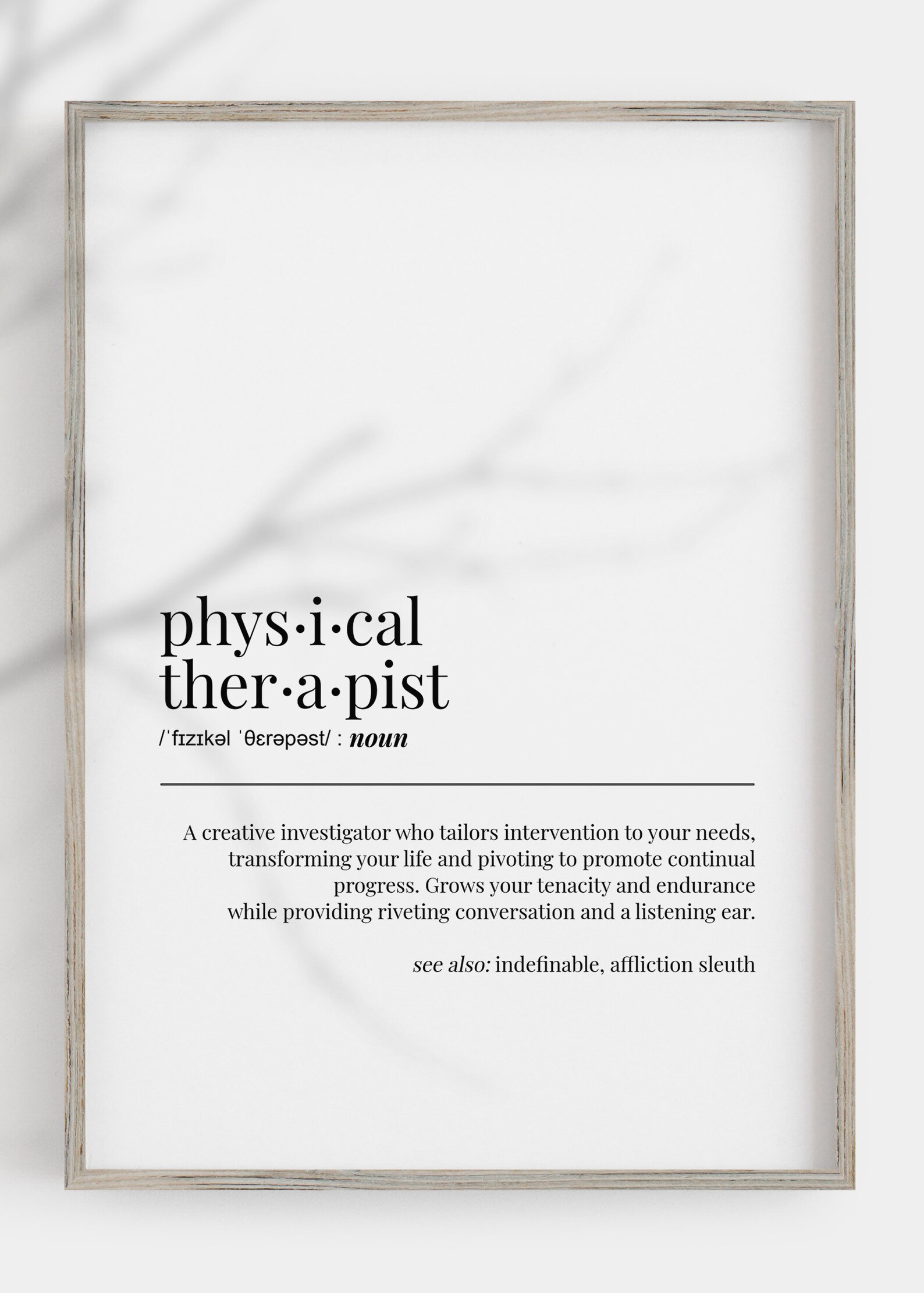 Set of 3 SLP OT PT Wall Art for Rehab Clinic Speech Therapist Gift ...