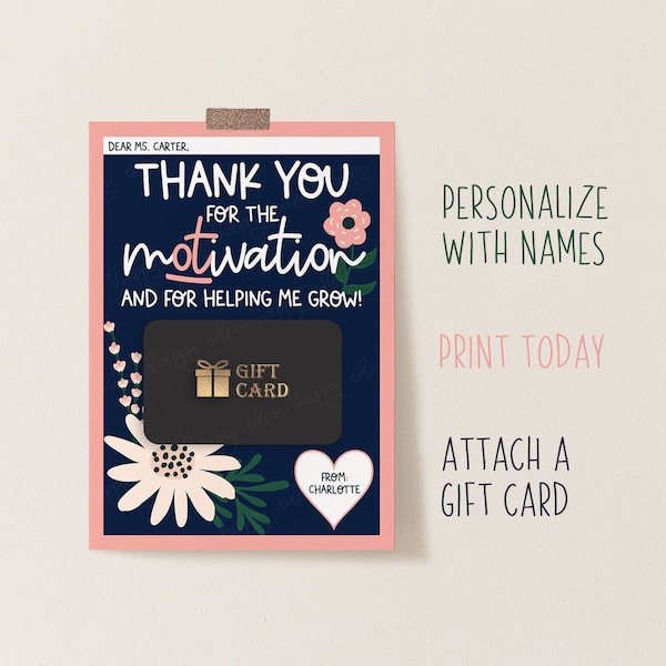 Ot Thank You Card - Etsy