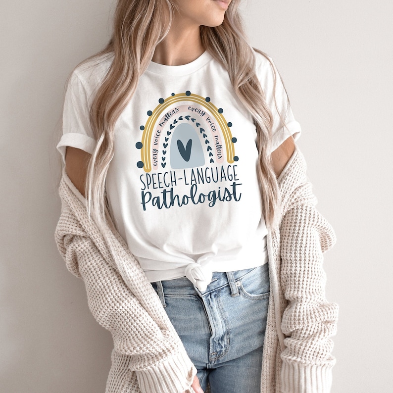 SLP Shirt Every Voice Matters Speech Language Pathologist Tee | Etsy