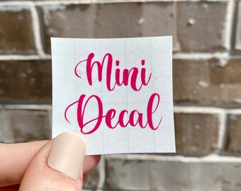 Miniature Decal | Etsy