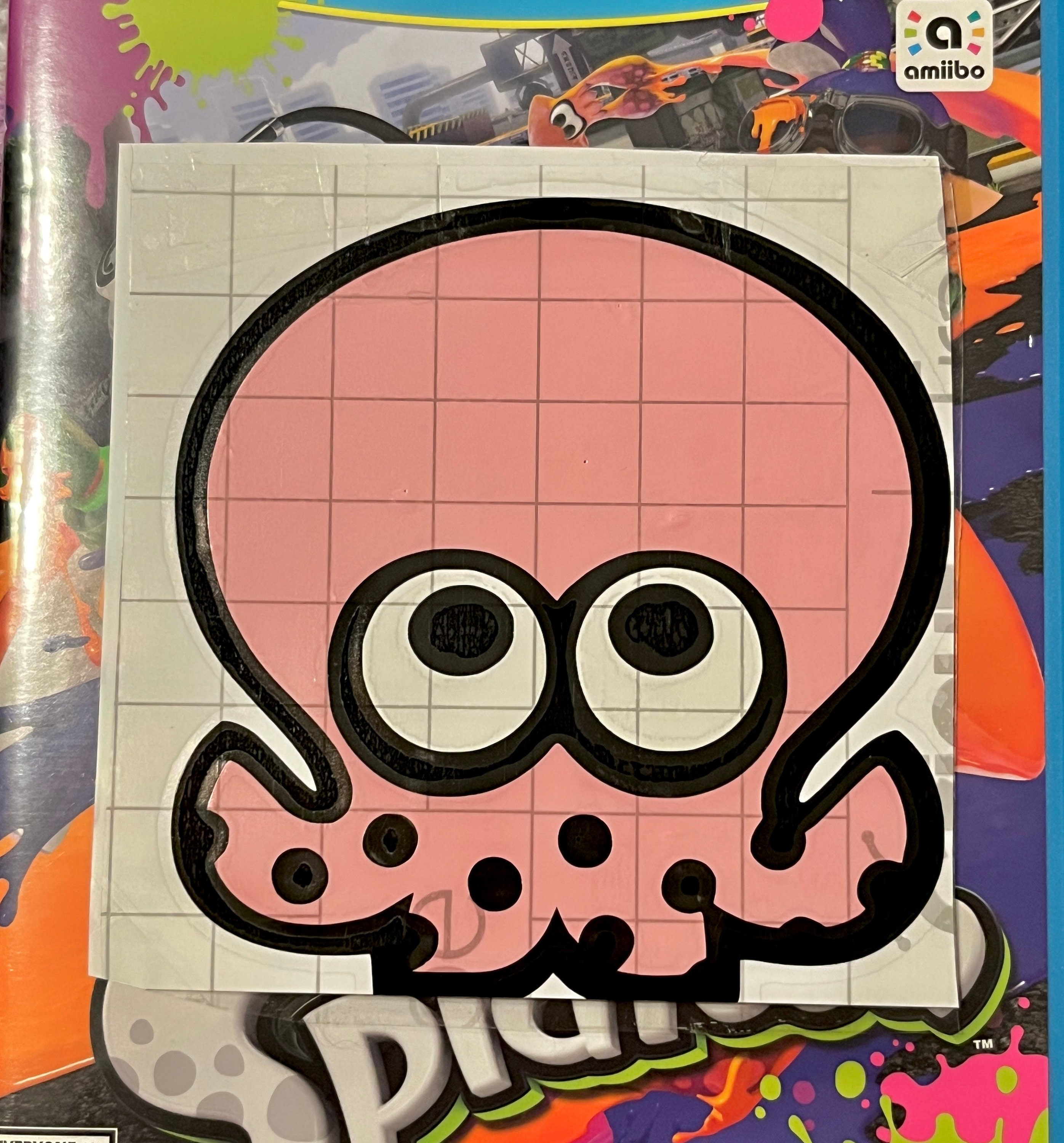 Splatoon Octo Decal Sticker choose Your Color - Etsy