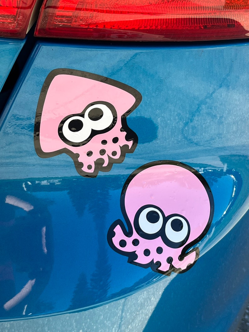 Splatoon Octo Decal Sticker choose Your Color - Etsy