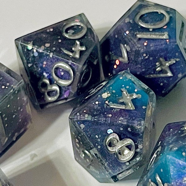 Dice Set Galaxy - Etsy