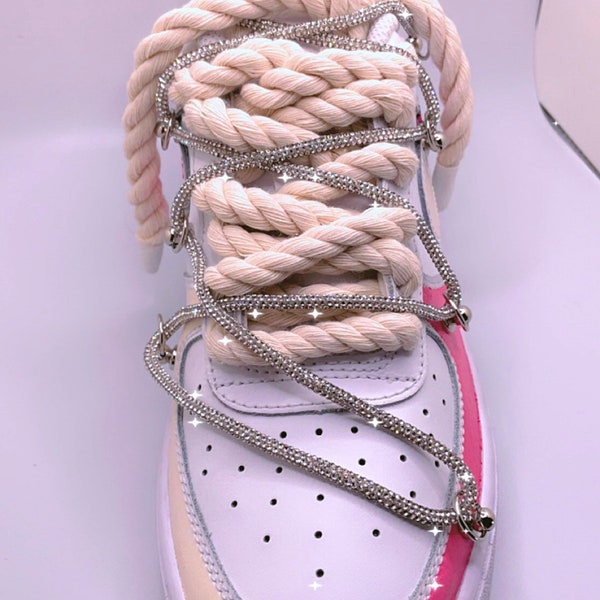 Pink Af1 Rope Laces - Etsy